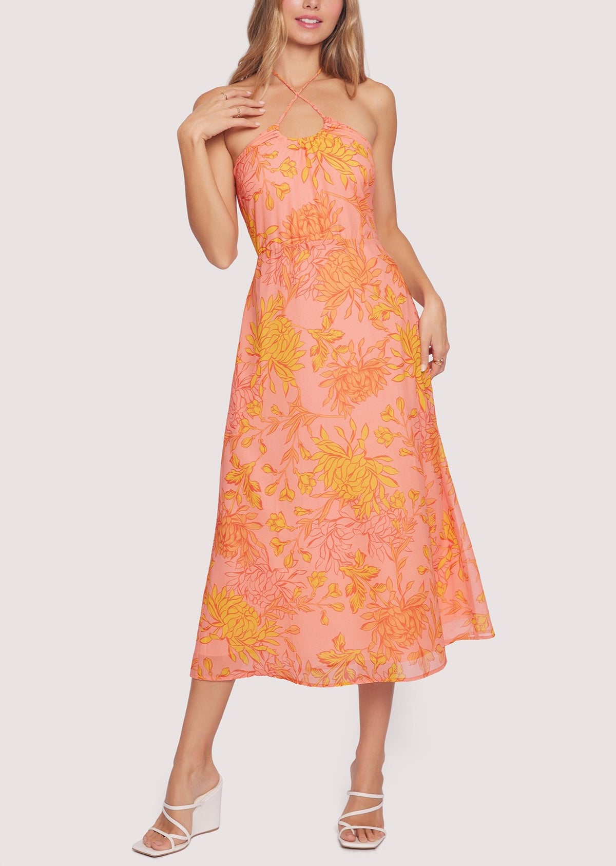 Peony Delight Midi Dress | Lost + Wander